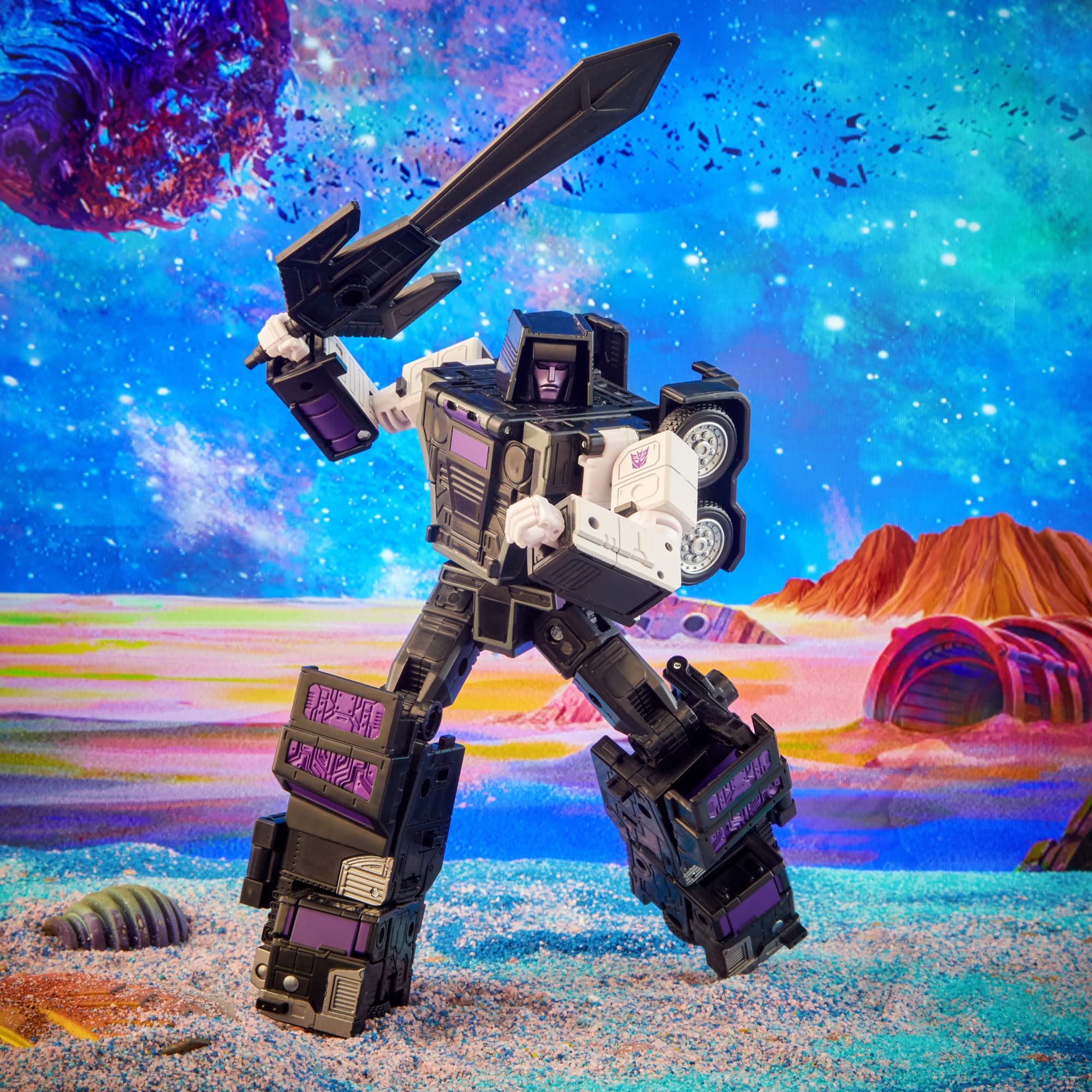 Transformers Toys Generations Legacy Series Commander Decepticon Motormaster Combiner Action Figure - Kids Ages 8 and Up, 13-inch
