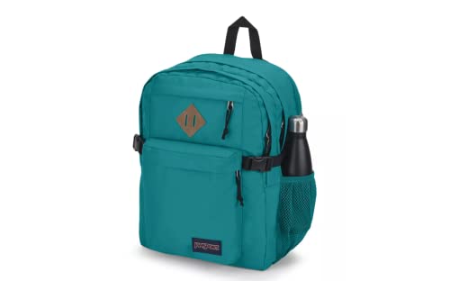 JanSport Main Campus Backpack - Travel, or Work Bookbag w 15-Inch Laptop Sleeve and Dual Water Bottle Pockets, Deep Lake
