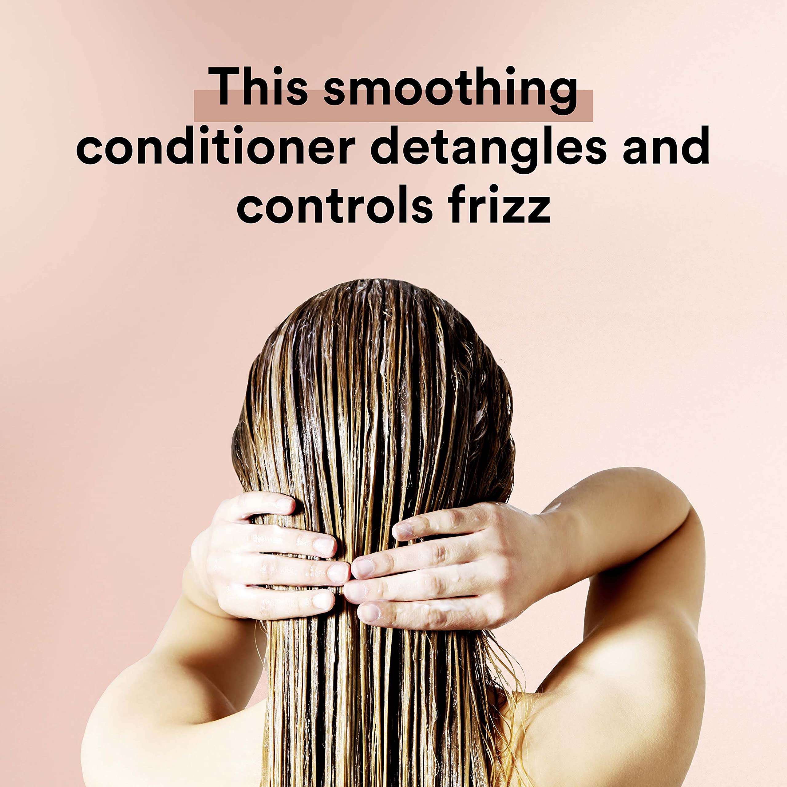 Suave Professionals Smoothing Conditioner For Dry Hair Keratin Infusion Hair Conditioner with 48-hour Frizz Control, 28 Ounce (Pack of 4)