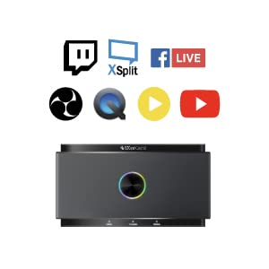 EZCast CatchU Capture Card, Plug and Record Your Mobile Gameplay, Capture and Record Gameplay to USB, 4K60 Pass-Through, 1080p60 UVC Stream, Support Smartphone, Xbox, PS5, Nintendo Switch