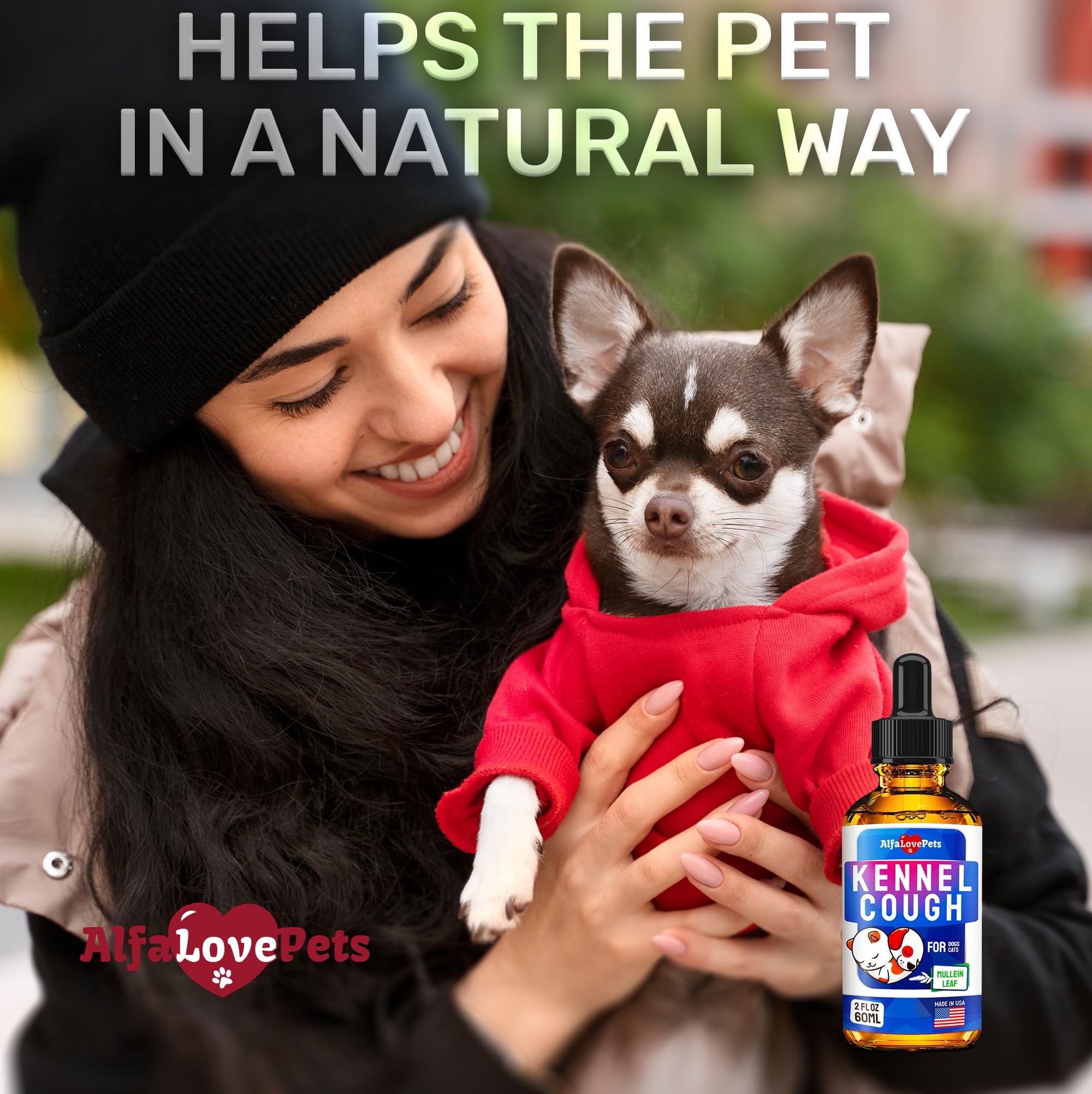 Cat & Dog Cough ✿ Dog Cough Suppressant ✿ Kennel Cough ✿ Cough Suppressant for Dogs ✿ Cat Cough ✿ Natural Dietary Supplement ✿ 2 Packs х 2 Oz