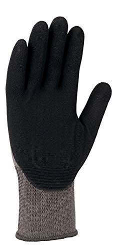Carhartt mens Thermal Wb Waterproof Breathable Nitrile Grip Cold Weather Gloves, Grey, Large US
