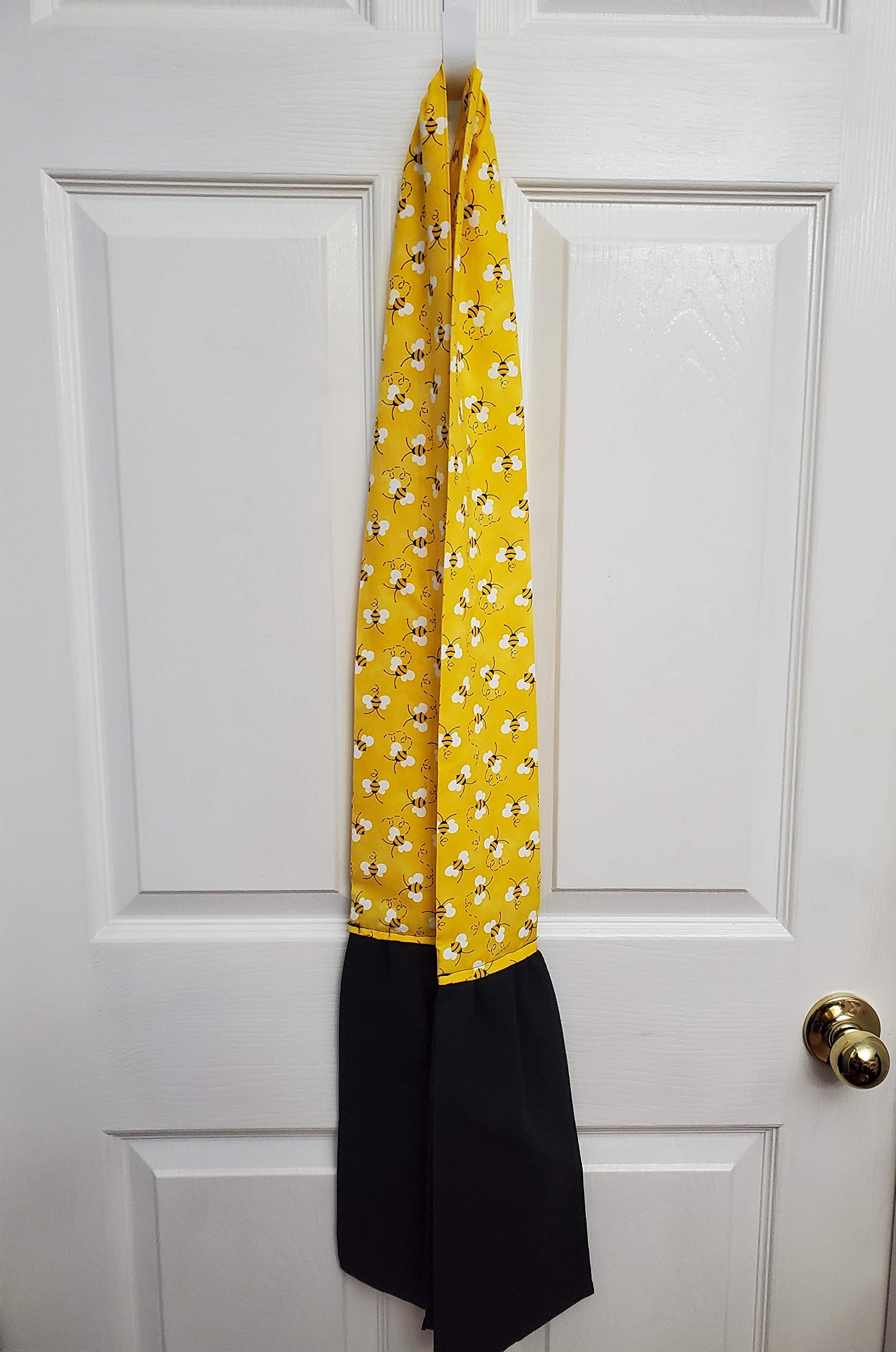 Bumble Bee Neck Towel, Yellow & Black Kitchen Boa, Neck Apron, Kitchen Neck Scarf, Kitchen Scarf, Bakerâs Boa, Chefâs Towel, Cooking Towel, Grilling Towel, Gifts under $25