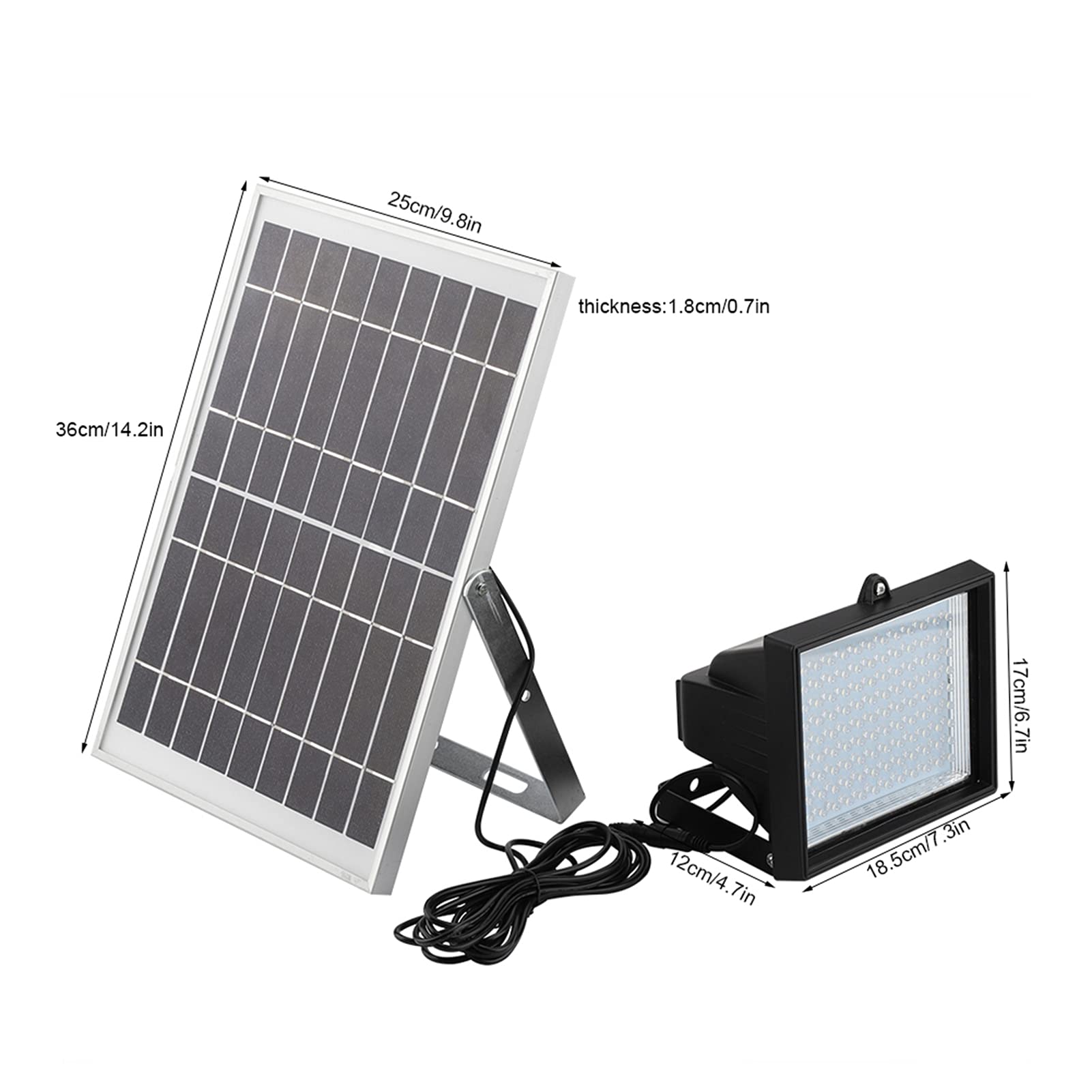 Solar Light 108 LED Solar Light for Home Garden Yard Business Sign Parking Lot