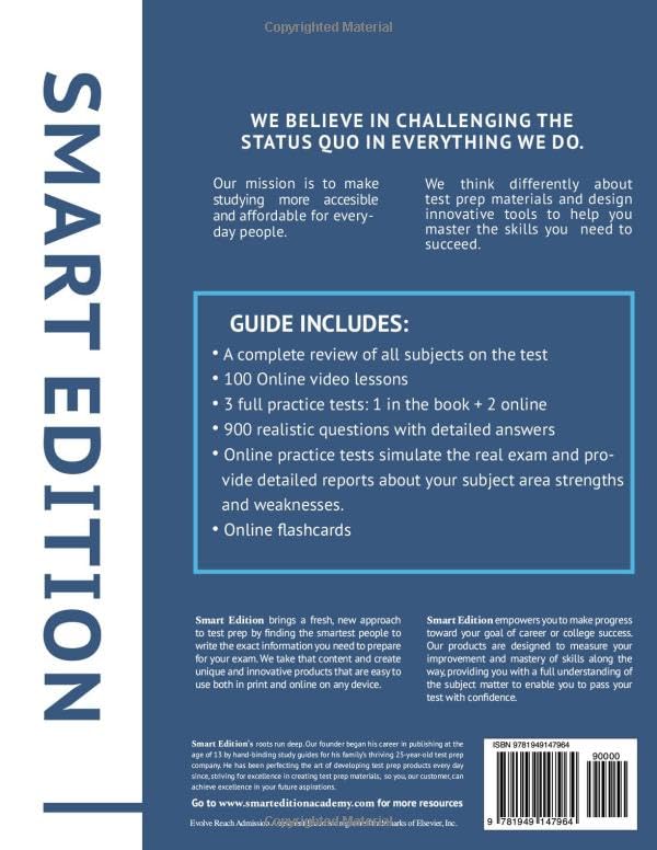 HESI A2 Full Study Guide 3rd Edition: Complete Subject Review, 3 Full Practice Tests, 900 Realistic Questions, Online Flashcards, 100 video lessons