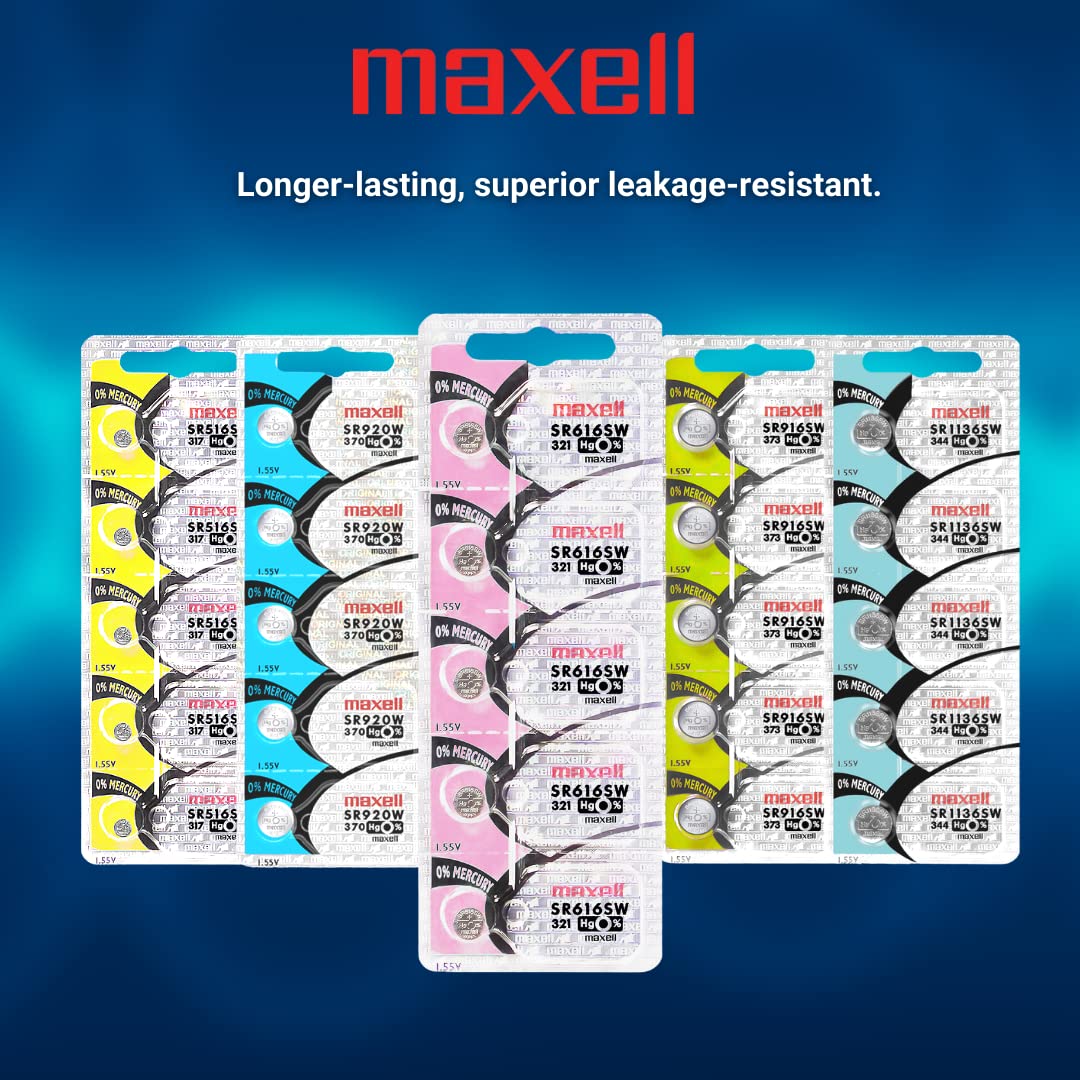 Maxell Battery 321 Priced Ea, Sold Pk of 10