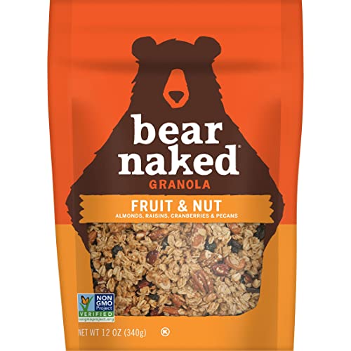 Bear Naked Granola Cereal, Breakfast Snacks, Fruit and Nut (6 Bags)