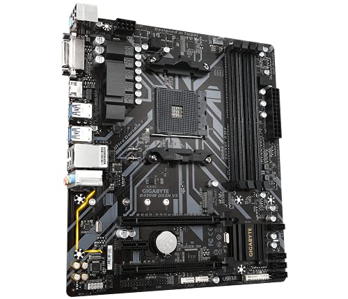 Gigabyte B450M DS3H V2 AMD AM4 Socket B450 Motherboard