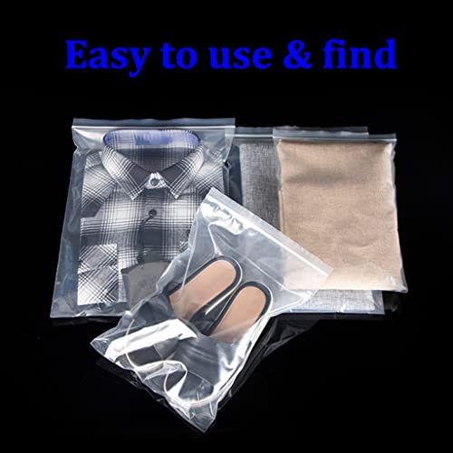 Jumbo Storage Bag 5 Gallon Freezer Bags Zip Easy Food Storage Bag Clear Meal Prep Bag Thick Durable 10 Pcs 17.7" x 23.6"