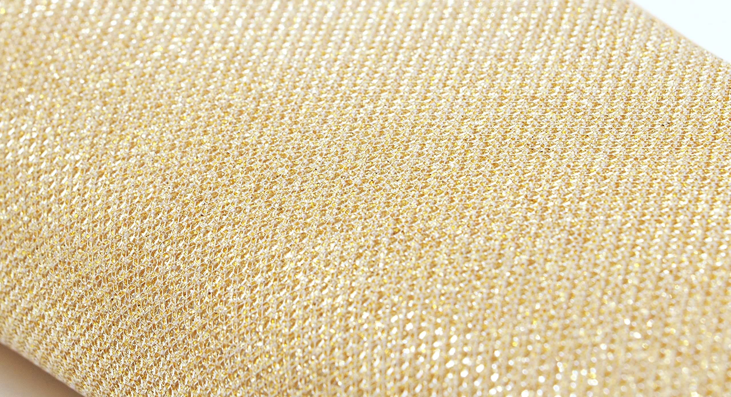 RAPENG Women's Evening Bag Glitter Clutch Wedding Bridal Purse Sparkle Cocktail Party Prom Handbag (gold)