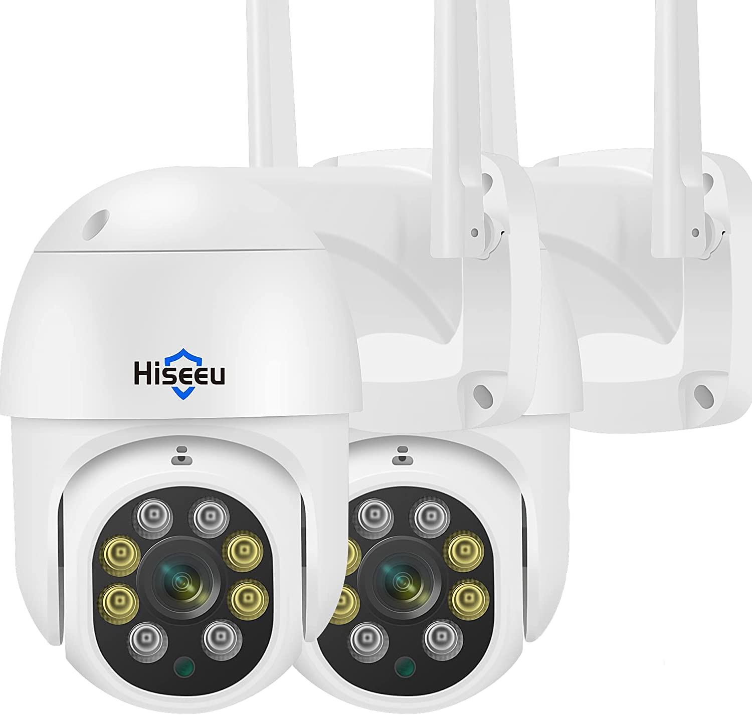 CAMBLINK Wireless Security Camera, 1080P 2.4G WiFi Security Camera, Security Camera with Motion Detection, Night Vision, Two-Way Audio, 4PCS