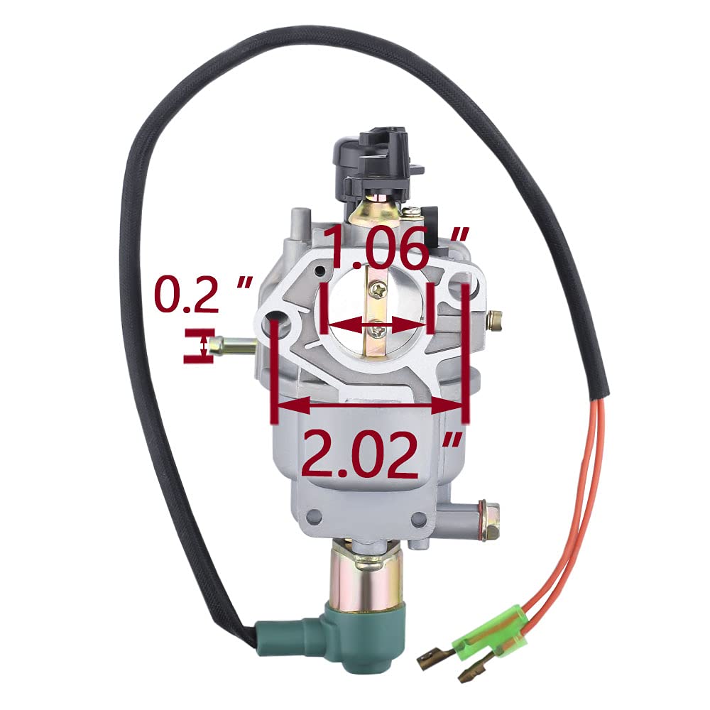 BQBS Carburetor for Wen Power Pro 56551 56680 56682 5500 6800 7000E 9000E R390 Generator