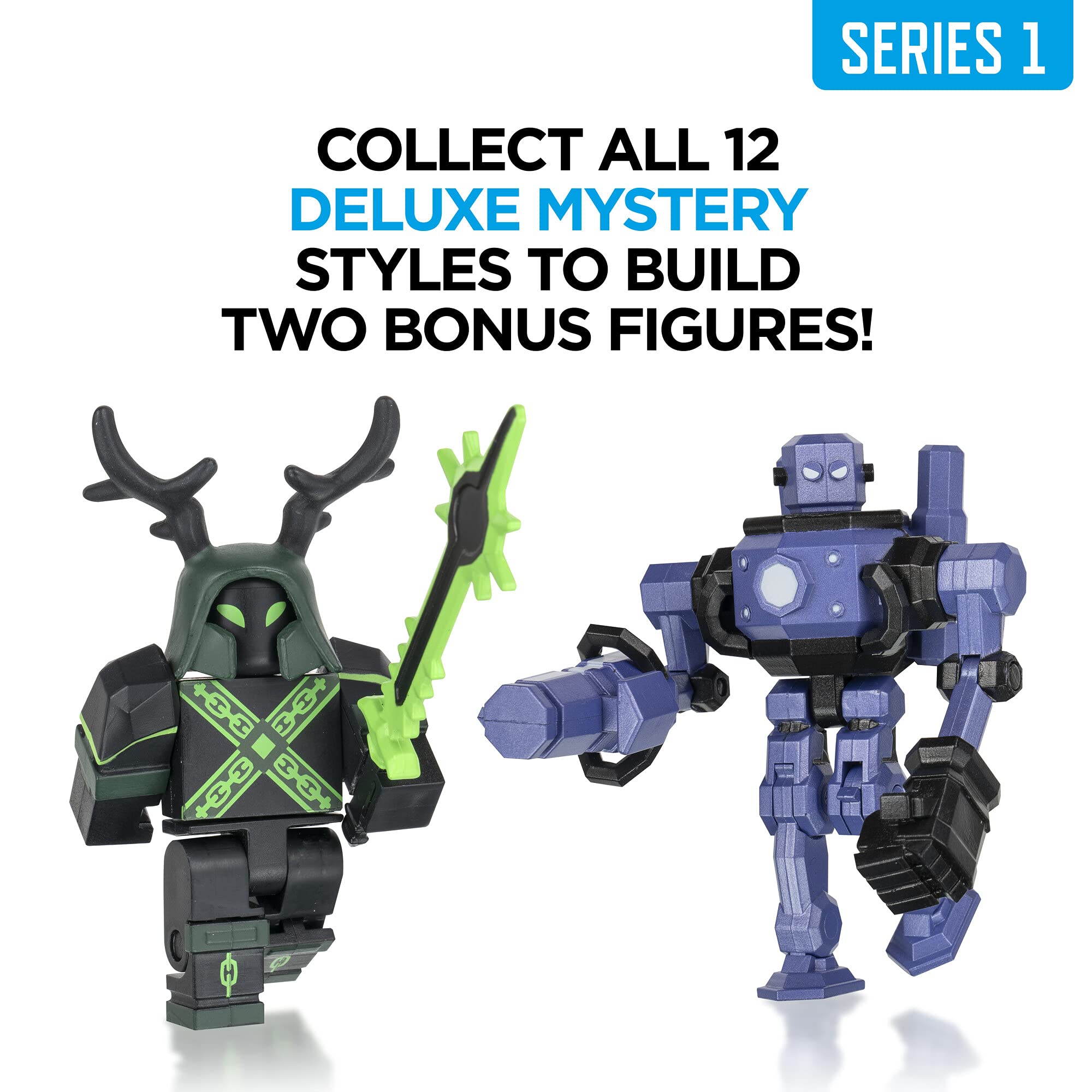Roblox Action Collection - Destined to Fail: Tax Collector Deluxe Mystery Figure Pack + Mystery Figure Bundle [Includes 2 Exclusive Virtual Items]