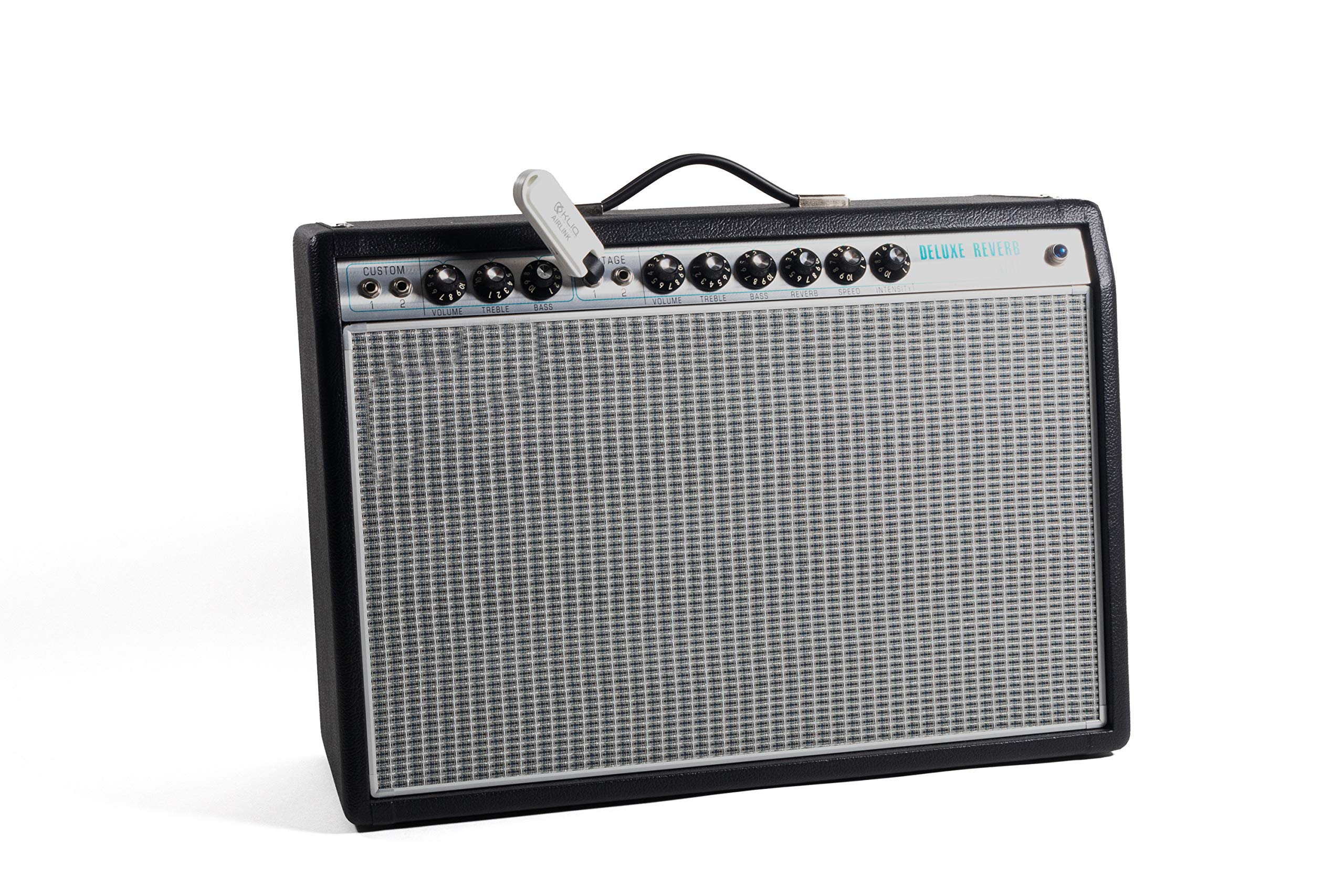 KLIQ Airlink 5.8 GHz Rechargeable Wireless Audio System designed for Electric Guitar, Bass and other Electric Instruments-Digital Transmitter/Receiver Set (5.8G Wireless)