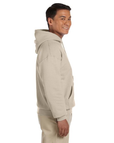 Gildan Men's Pouch Pocket Hooded Sweatshirt, Sand, S