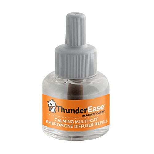 ThunderEase Multicat Calming Pheromone Diffuser Refill | Powered by FELIWAY | Reduce Cat Conflict, Tension and Fighting (180 Day Supply)