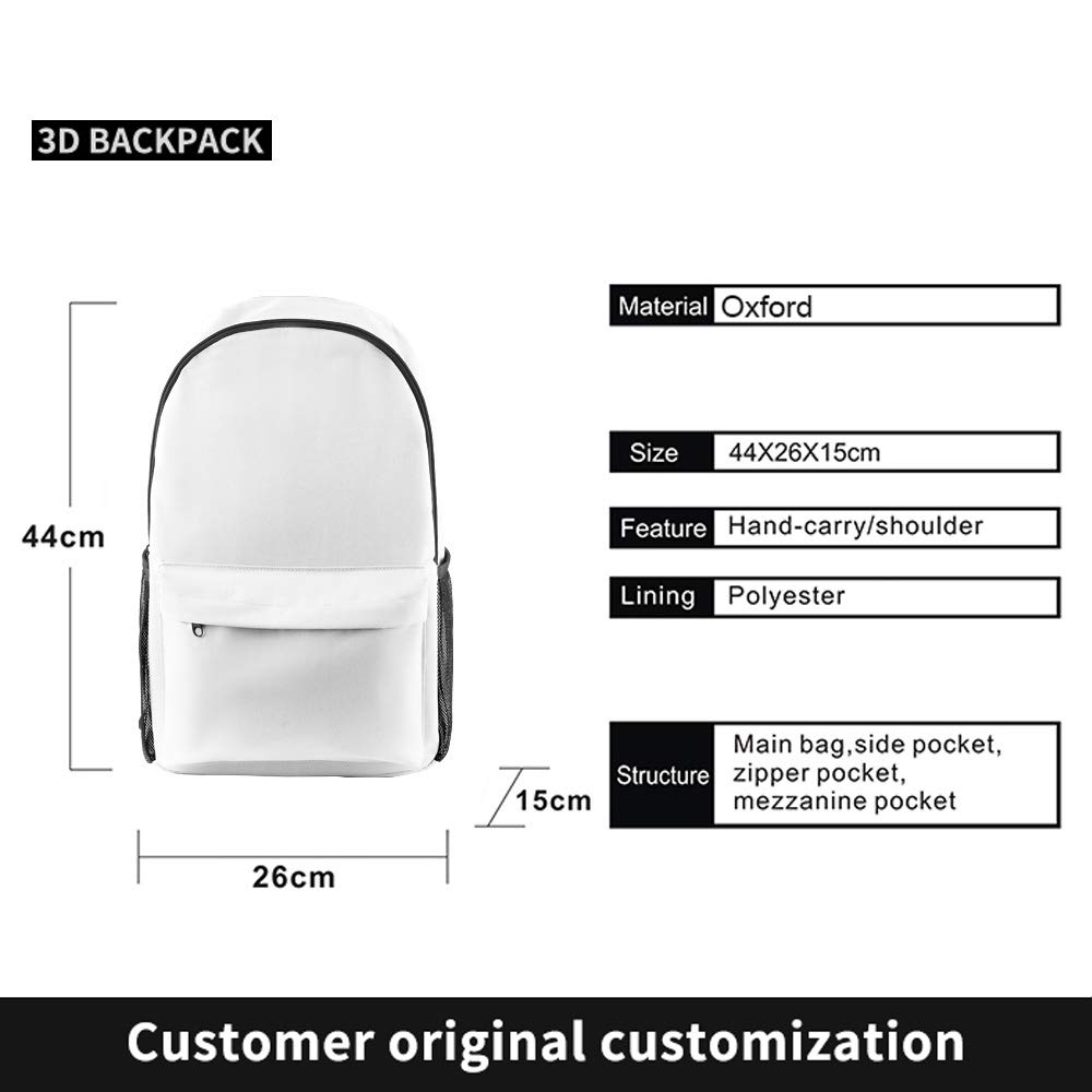 BQXZAKG Peso Pluma Backpack Musician Oxford Cloth Travel Bag Backpack Adjustable Shoulder Strap Backpack