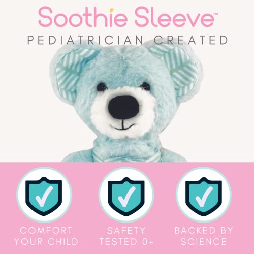 Soothie Sleeve, a Pediatrician Designed Plush, Uses a Parent's Scent to Soothe Baby or Child (Gift Box w/Board Book, Safety Tested for 0+), Bundle