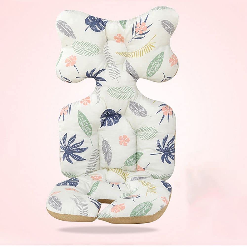CHDHALTD Cotton Stroller Cushion Seat, Animal Cartoon Pram Pushchair Cushion for Kids Stroller Cushion Seat Liner Pad(D)
