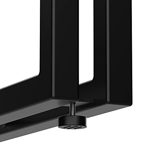 IRONCK Bookshelf Industrial 3 Shelf Bookcase,50.8 inch Wood Storage Shelf with Metal Frame for Living Room, Vintage Brown