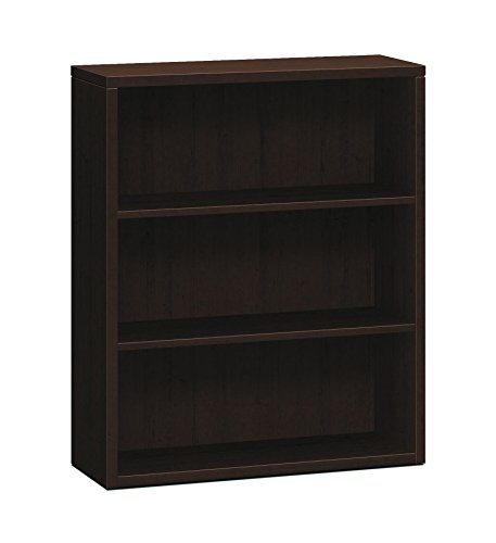 HON 10500 3-Shelf Bookcase Mocha