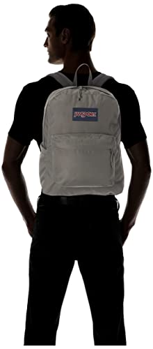JanSport Superbreak Plus Backpack - Work, Travel, or Laptop Bookbag with Water Bottle Pocket, Graphite Grey