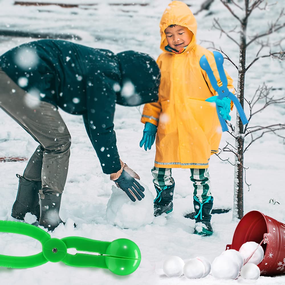 Boenoea Snowball Maker Tool with Handle for Snow Ball Fights for Kids