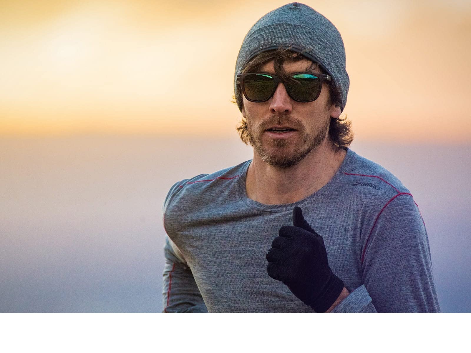 ROKA HALSEY Performance Sunglasses Designed for Sport for Men and Women - Matte Root Beer Frame - Bronze (Polarized) Lens