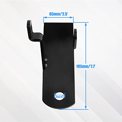 JERBOR Heavy Duty Trailer Tow Hitch for Yamaha Wolverine 350 YFM350 1995-2005, ATV Trailer Hitch Towing Accessories (Black)
