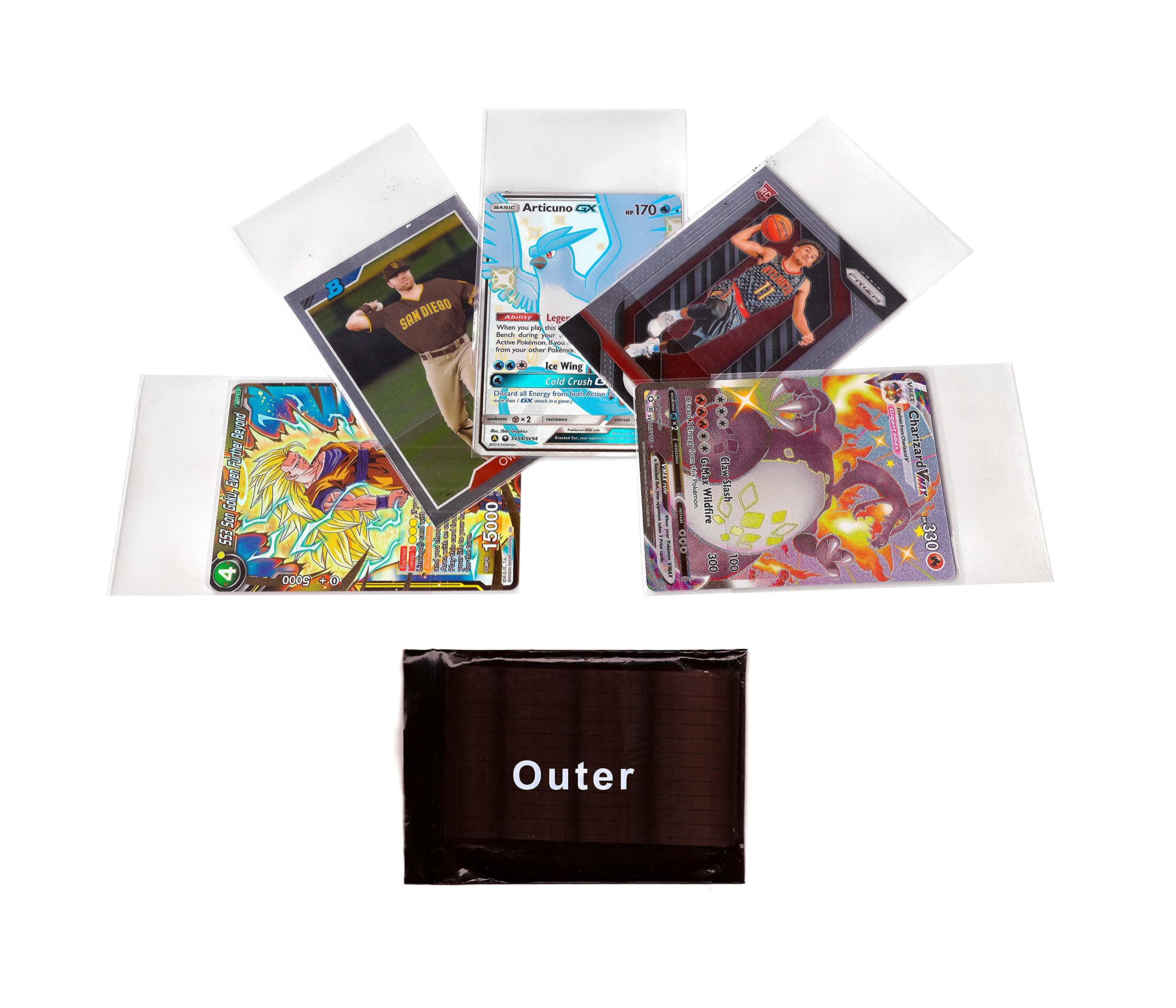 TopDeck TopLoader Binder Holds 200+ Toploaders Hard Cases | 9 Pocket Trading Cards Album | Long Term Storage Binder | Side Load Sleeves | Pokemon/MTG/Yugioh/TCG Folder|Trading & Sports Holder (Green)