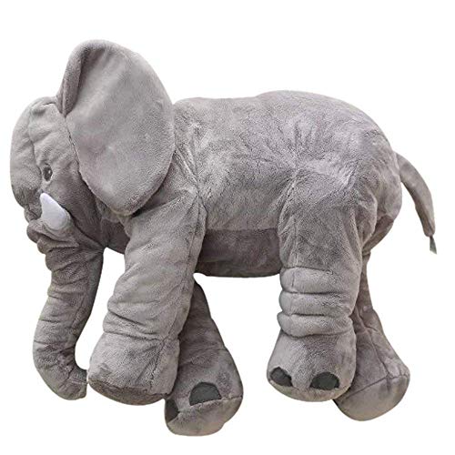 GRIFIL ZERO Big Elephant Stuffed Animal Plush Toy 25 Inches Cute XXL Size Grey Elephant Toy (Grayy)