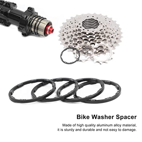 Bicycle Flywheel Gasket, Quick Disassembly Bike Washer Lightweight Rust Resistant Portable for Mountain Bikes for Road Bikes