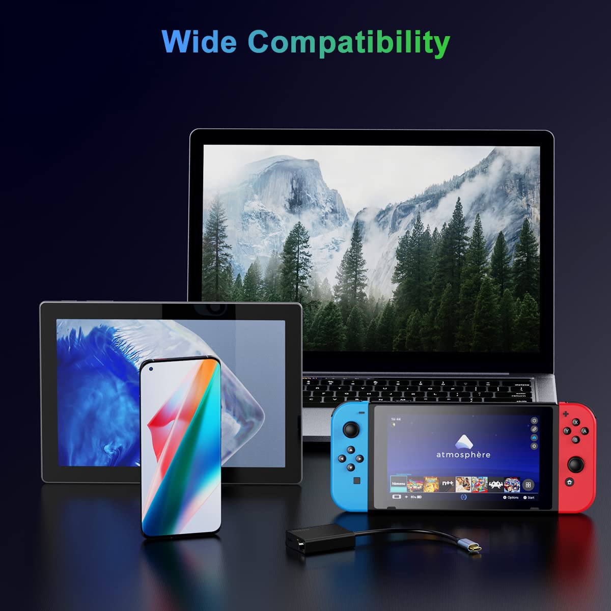 BORIO USB C to Ethernet Adapter + Charge (60W Passthrough Power for Connected Devices, 1000 Mbps Ethernet Speeds),Compatible for Nintendo Switch,MacBook Pro, MacBook Air, Dell XPS and More