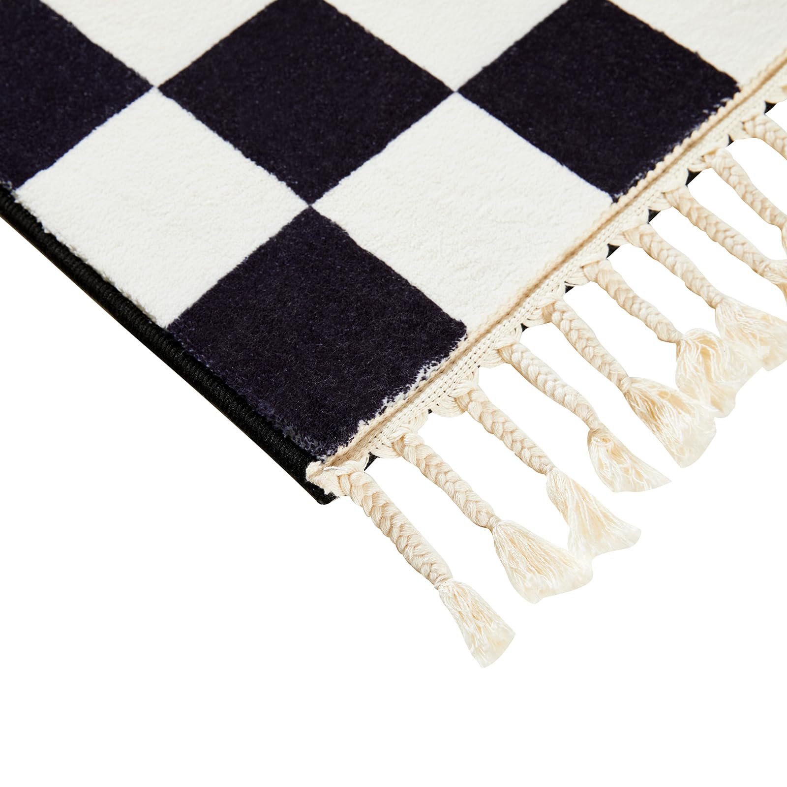Colorful Geometric Rug 4x6 Retro Funky Washable Area Rugs for Living Room Bedroom Kitchen Entryway Dorm Aesthetic, Thin Retro Modern Abstract Cube Accent Floor Carpet