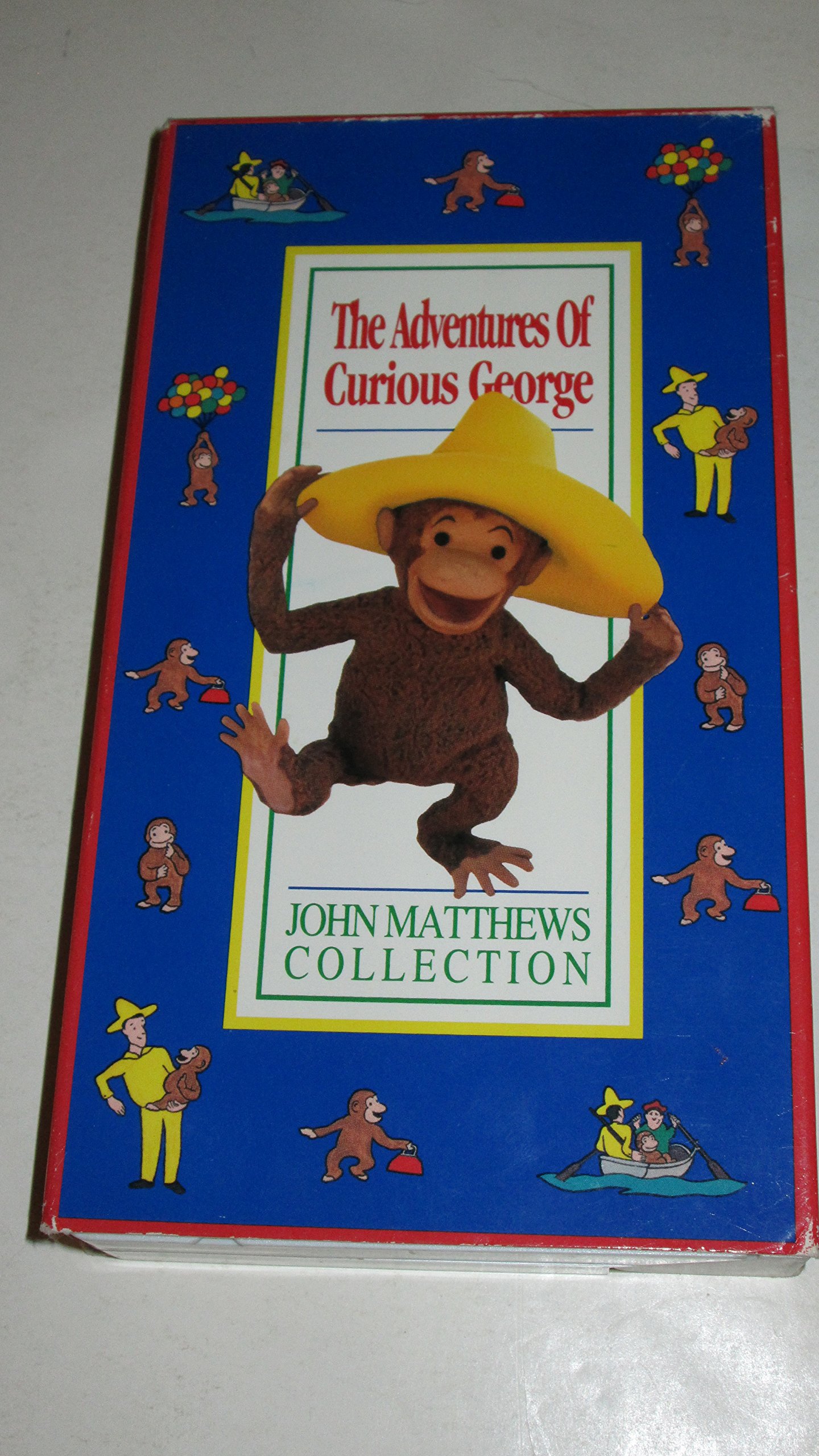 The Adventures of Curious George: John Matthews Collection (VHS Video) (White Cassette) 1984