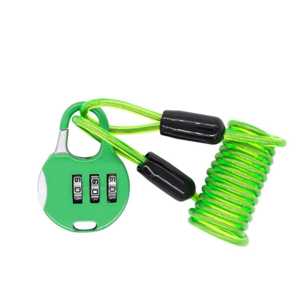 Bicycle Lock 108 Steel Wire Password Lock Electric Motorcycles Cupboard Padlock Anti Theft Lock Chain Cable Helmet Lock