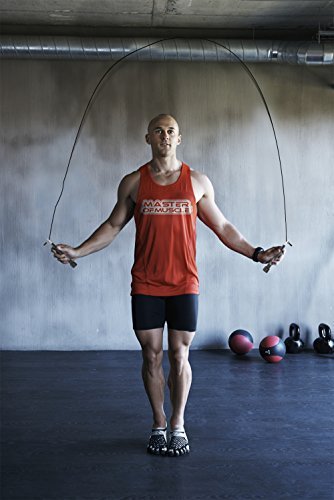 Jump Rope - Master Double Unders & Smash Your Workout + Fitness Training Ebook, Speed Rope Carry Case, Outdoor Jumprope Cable Protector & Screw Kit