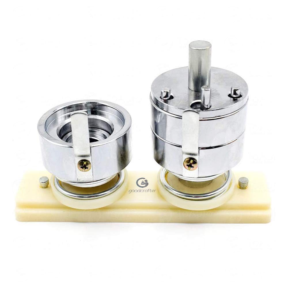 Badge Punching Die Interchangeable DIY Mould Round Button Mold for Button Maker Machine (44mm 1¾ inch)