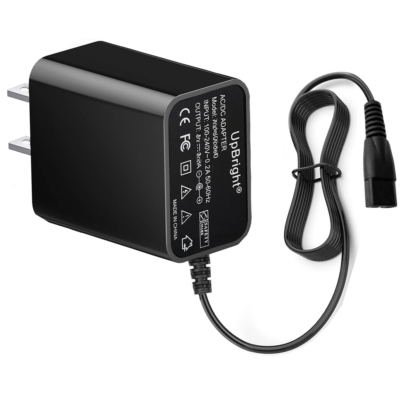 UpBright 2-Prong 5V AC/DC Adapter Compatible with PetTech PT0G1 PTOG1 PTOGI Pet Tech Dog Pet Grooming Kit Rechargeable Battery Cat Pets Hair Clipper Cordless 5VDC 1000mA 5VDC 1A Power Supply Charger