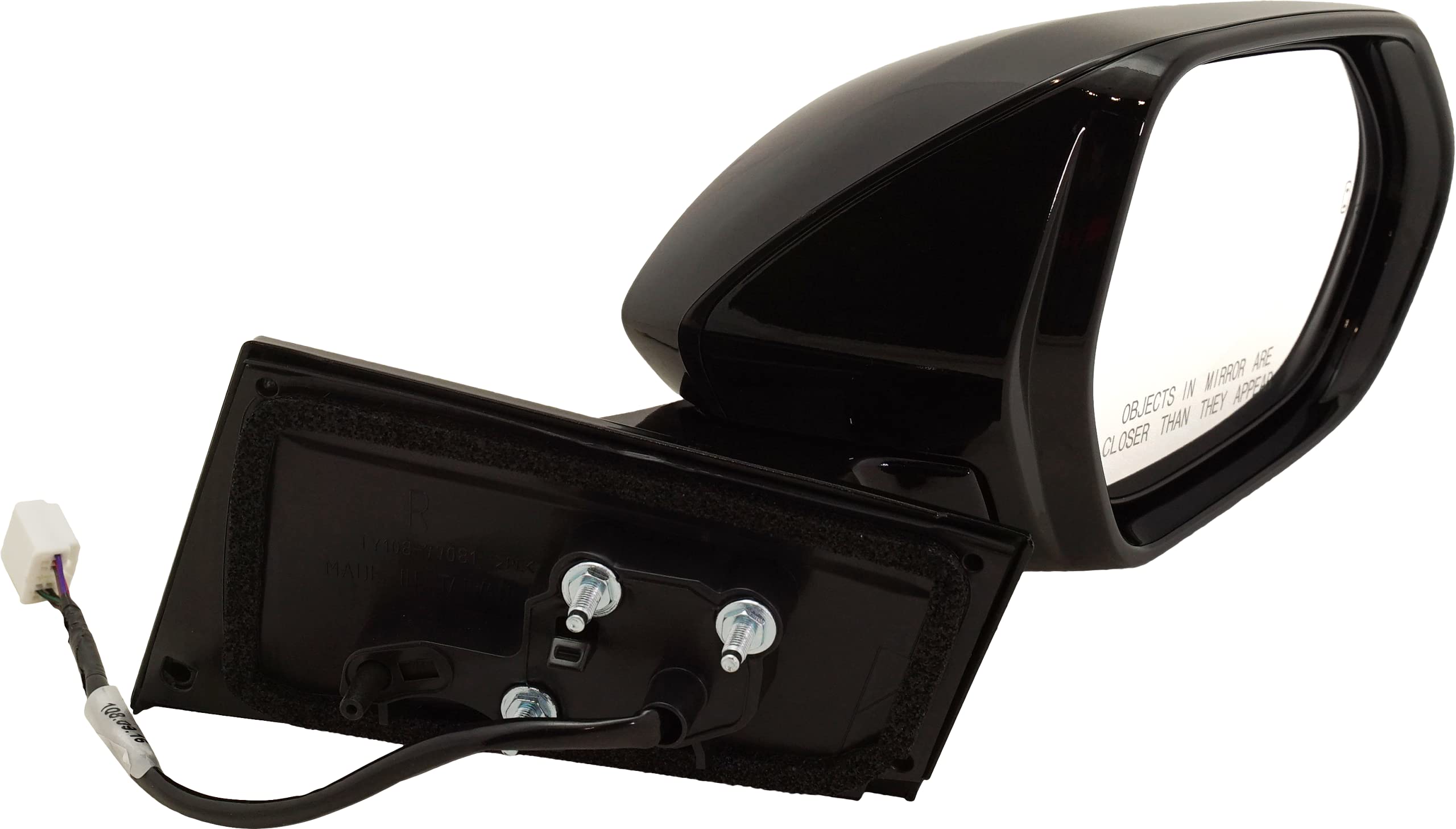 Kool Vue Passenger Side Power Heated Mirror for Toyota Prius 2016-2020 With Blind Spot Monitor Paintable