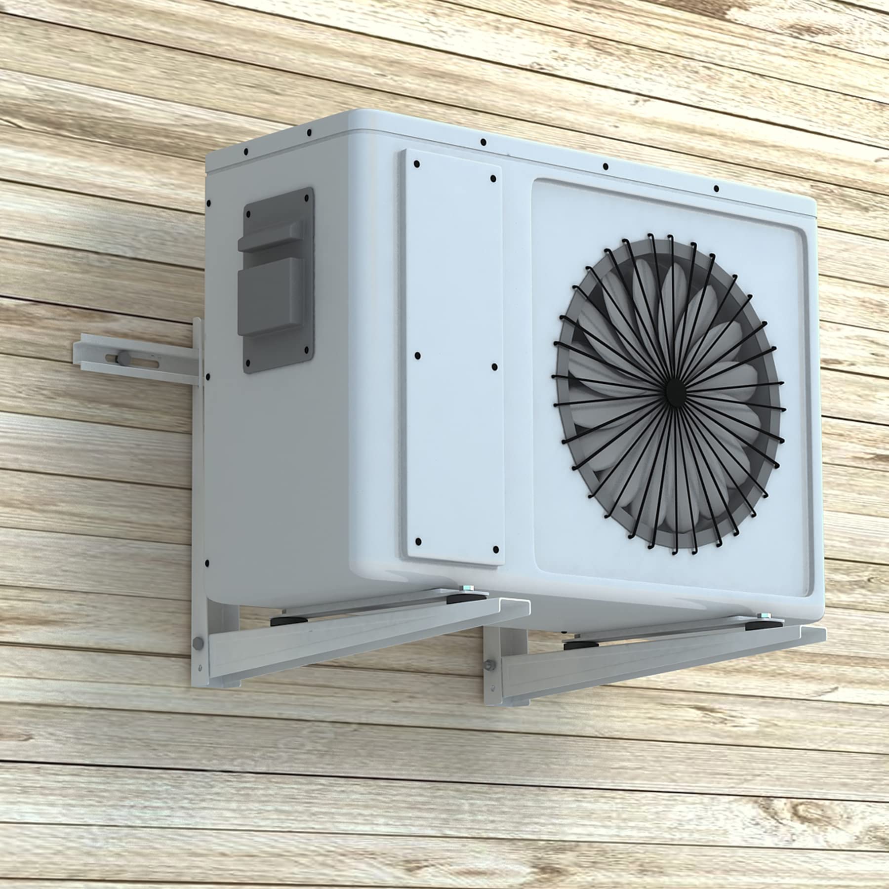 Mxclimate Wall Mounting air Conditioner Bracket for Outdoor Ductless Mini Split Condenser Heat Pumps & HVAC Systems,Universal,9000-36000 Btu AC Units, Heavy Duty Support up to 400 LBS