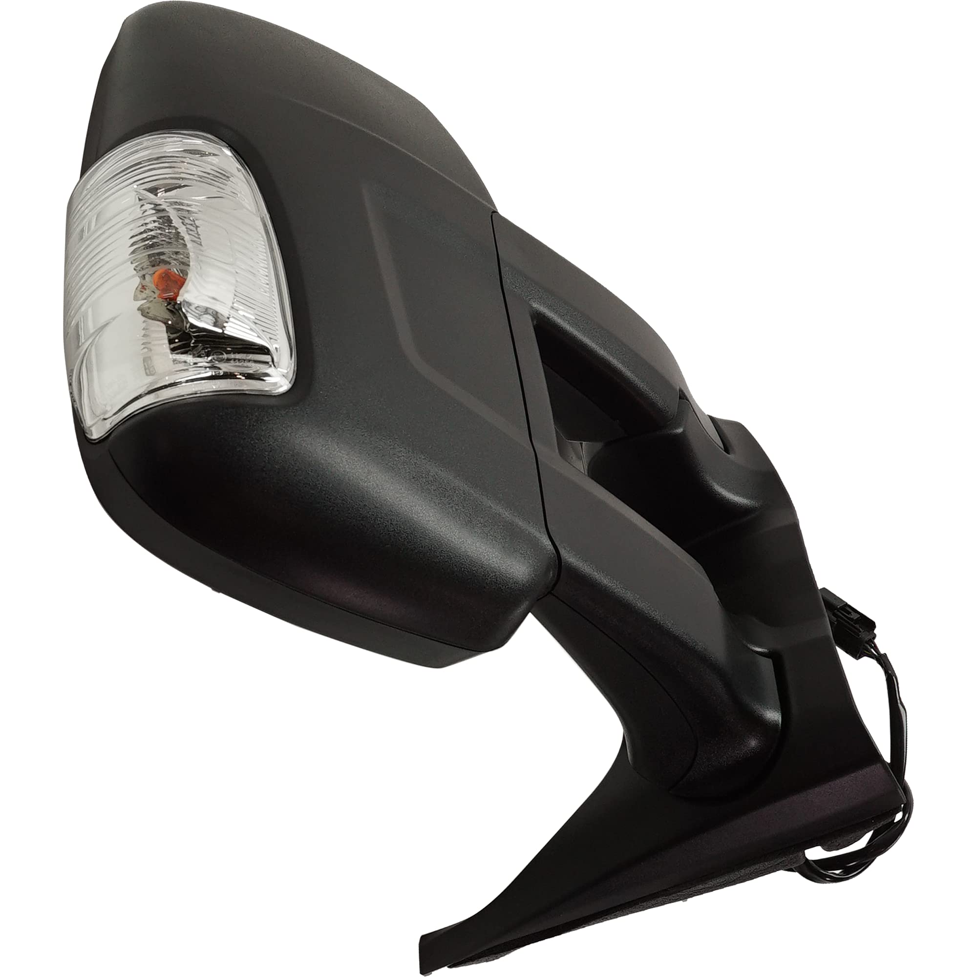 Kool Vue Passenger Side Power Heated Towing Mirror for Ford Transit-250 Transit-350 Transit-150 Transit-350 HD 2015-2019 With Signal Light Textured Models With Low Roof