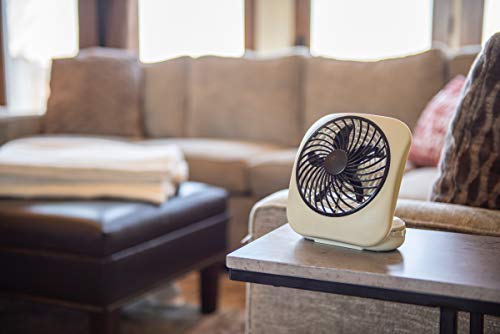 TREVA/O2COOL "Desk Fan,5"" dia. Blade,2 Speed", 1 ea (FD05004)
