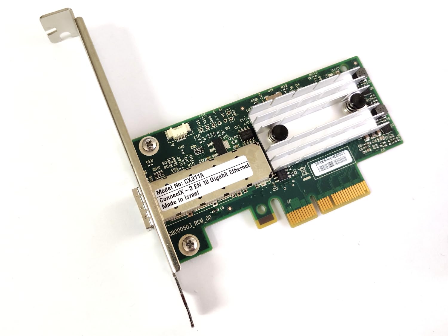 Mellanox MCX311A-XCAT ConnectX-3 EN Network Adapter PCI Express 3.0 x8 Fibre Channel Over Ethernet (FCoE)