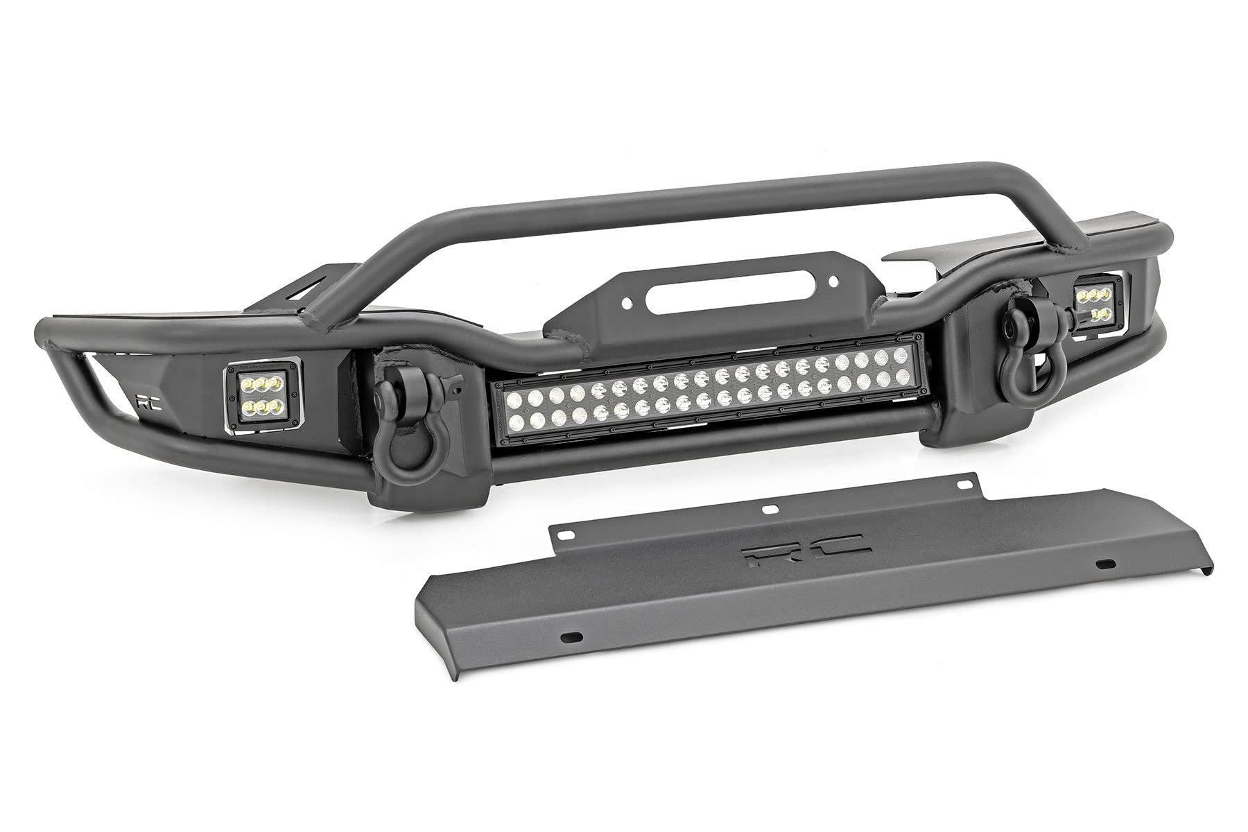 Rough Country Tubular Front Bumper for 07-24 Jeep Gladiator JT/JK & JL - 10647
