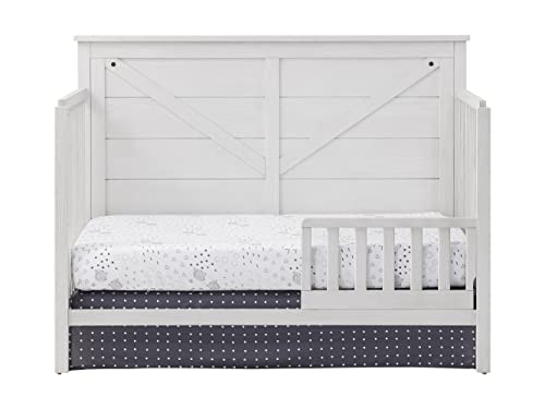 Oxford Baby Montauk Crib to Toddler Bed Guard Rail Conversion Kit, Barn White, GreenGuard Gold Certified