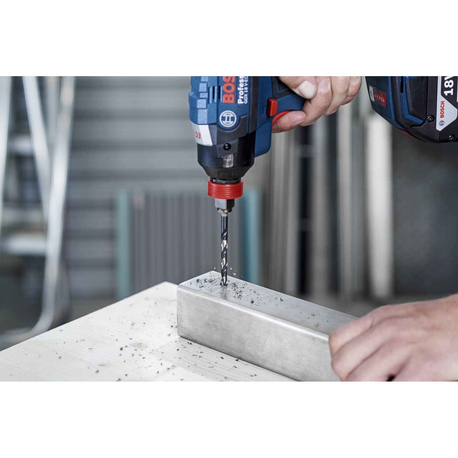 Bosch Professional Impact Control HSS Twist Drill Bit (for metal, 3.2 x 36 x 75 mm, accessories for impact drills)