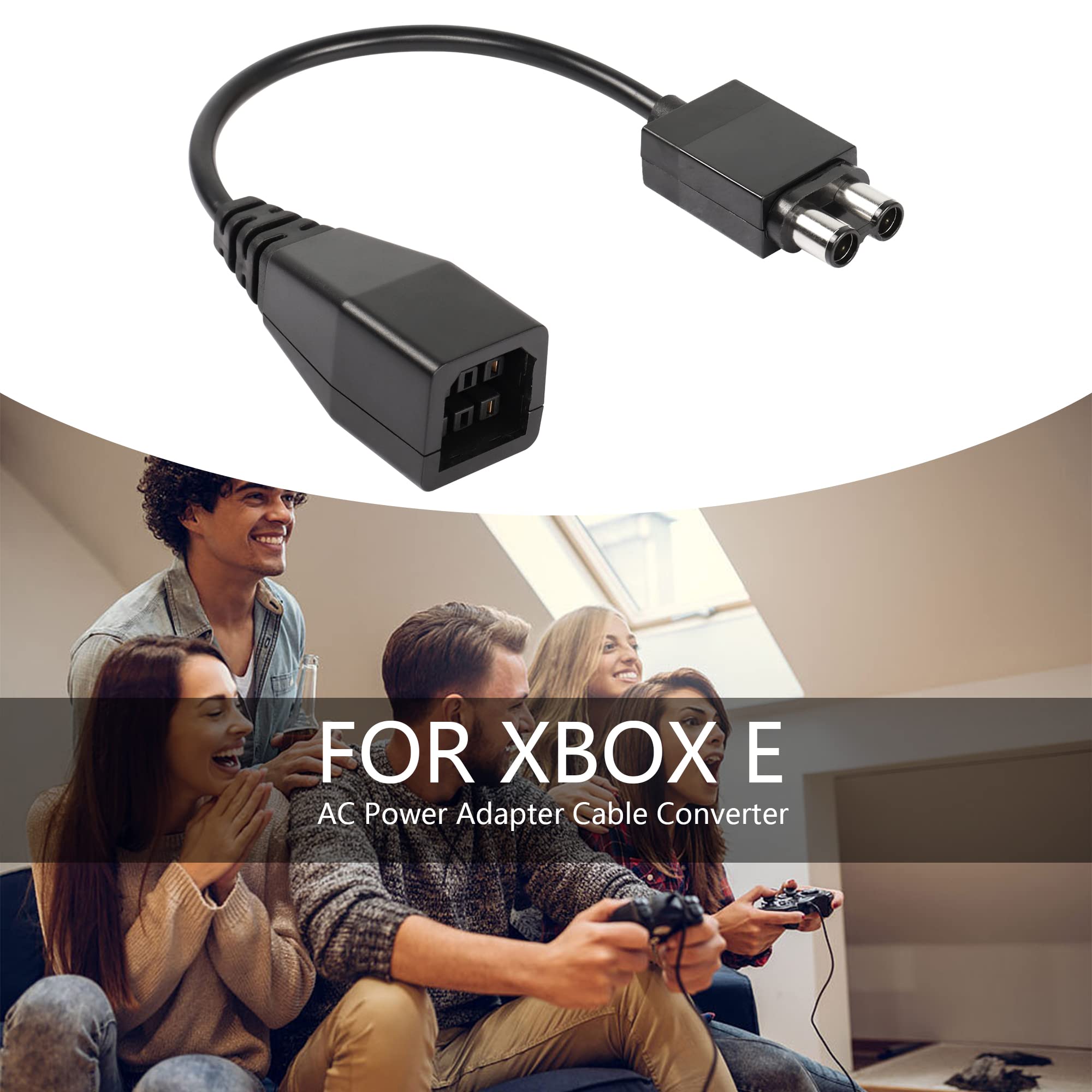 CERRXIAN 0.5ft Power Supply for Xbox 360 to Xbox 360 One Power Conversion Cable Adapter(360-one)