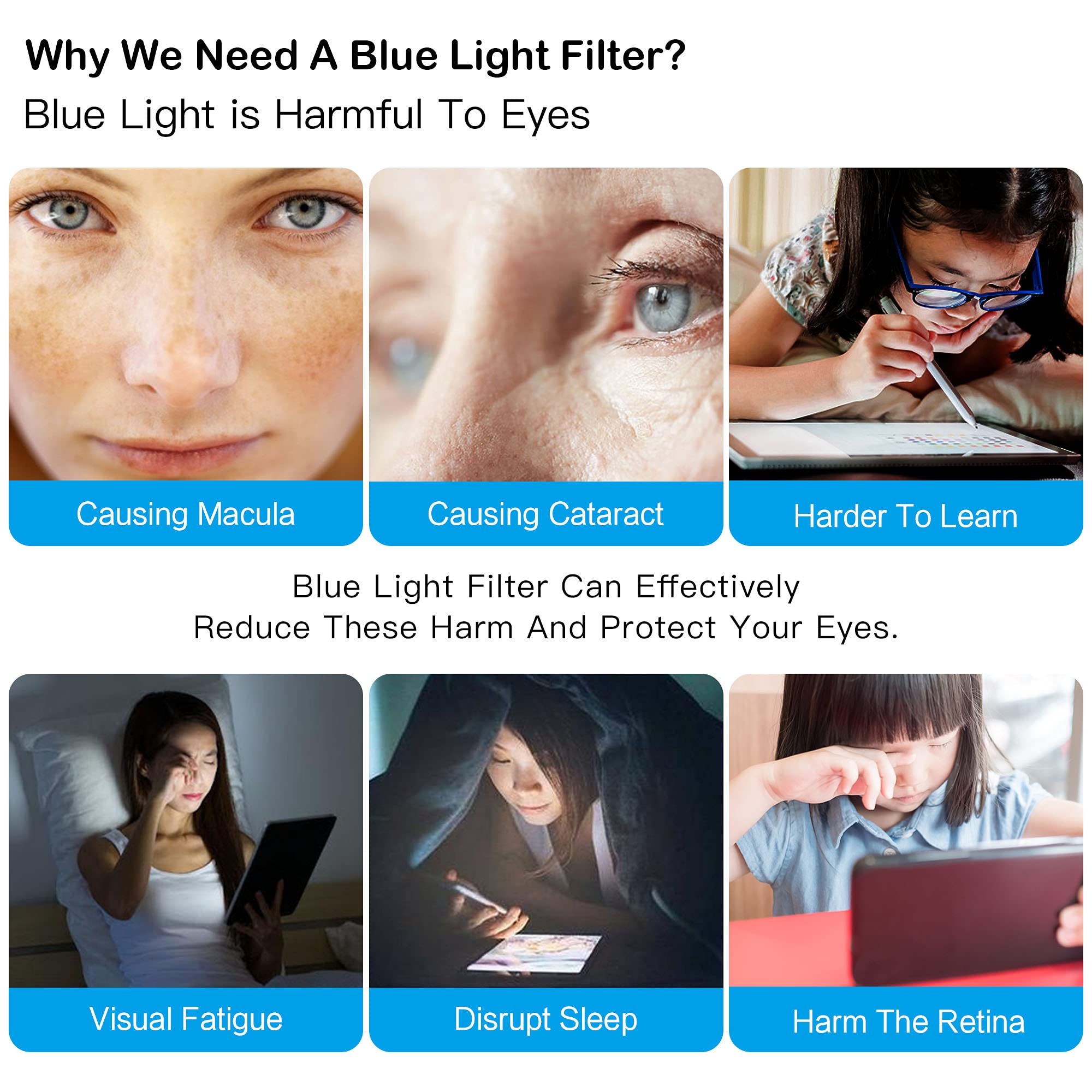 FILMEXT [2 Pack] Blue Light Screen Protector for Surface Pro 7 Screen Protector, Anti Blue Light Anti Glare Eye Care Matte Screen Protector for Surface Pro 7 Plus/Surface Pro7/6/5/4/3 12.3inch