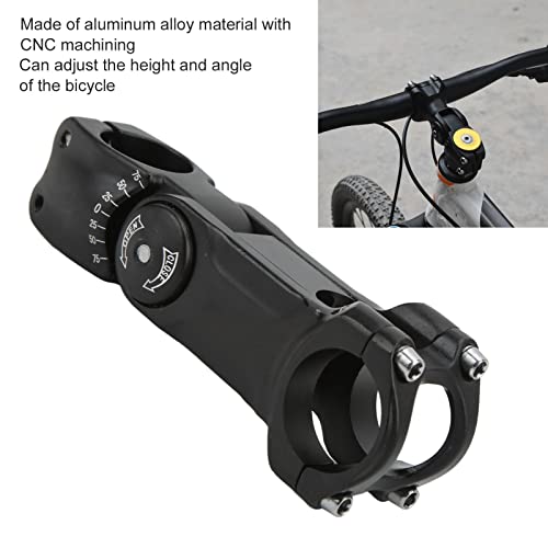 Bicycle Stem, 70° Adjustable Handlebar Extender CNC Machining Heavy Duty Anti Deformation for Road Bike(31.8 * 110)